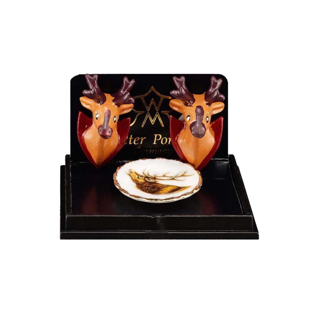 Reutter Miniaturen Jachttafereel hertjes en bordje – Peter's Hummel Home