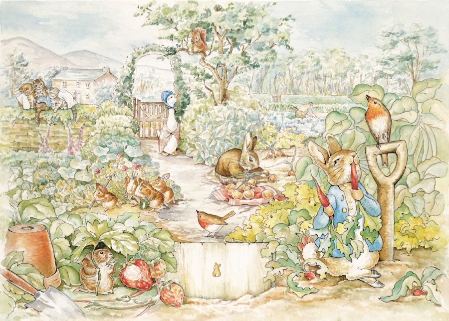 Peter Rabbit Spring Garden – Peter's Hummel Home